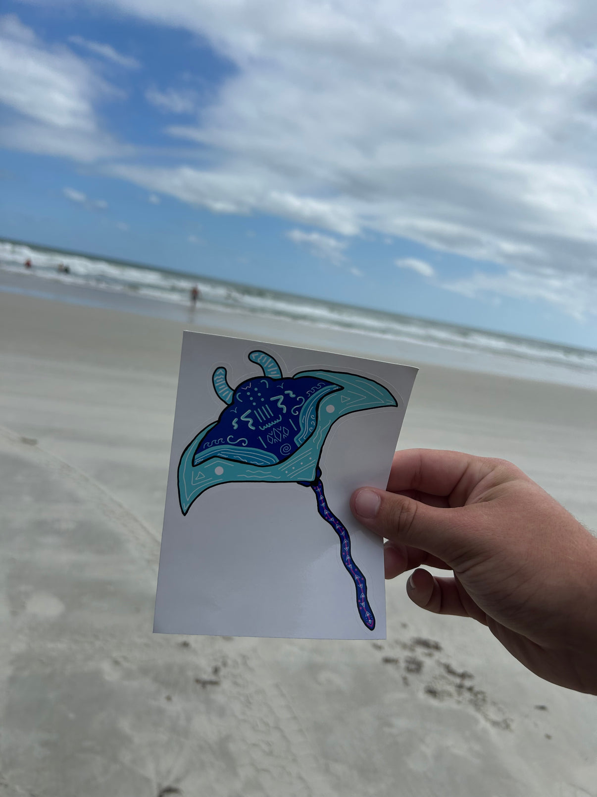 The Manta Ray Sticker – TidalWaveSurfCo.