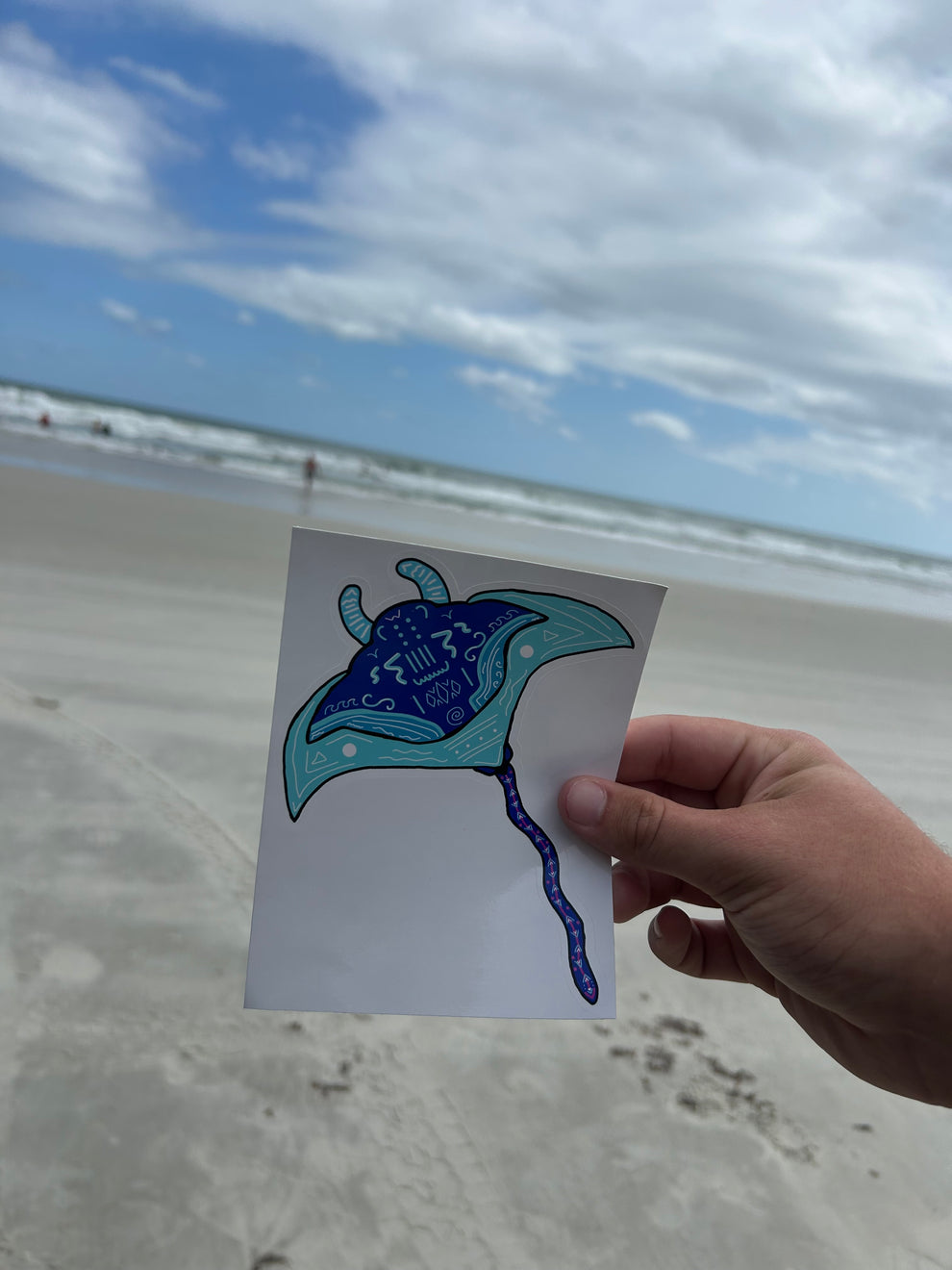 The Manta Ray Sticker – TidalWaveSurfCo.